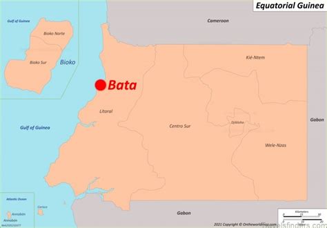 Bata Travel Guide For Tourists Map Of Bata Travelsfinderscom