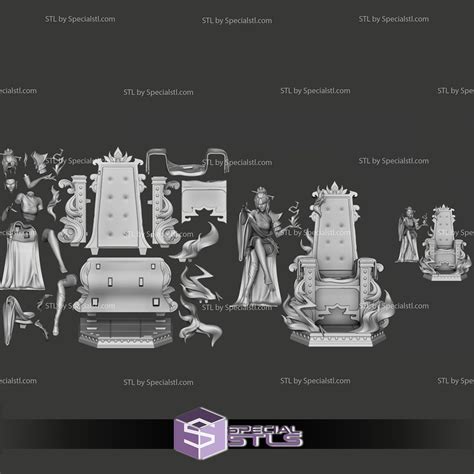 Azula On Throne From Avatar Specialstl