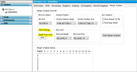 DS UB Q Margin Analysis Program Interface Forum Interface TI E E Support Forums