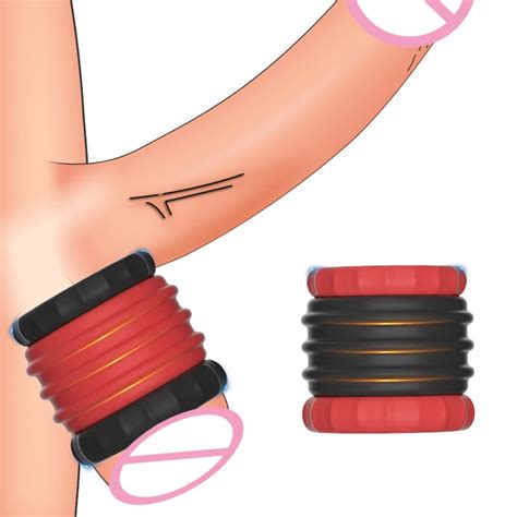 Removable Silicone Penis Ring Time Lock Cock Lasting Erection Extender