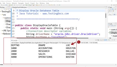 JDBC TestingDocs