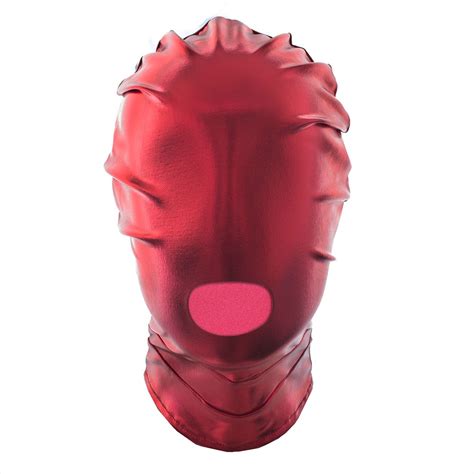 Yuelv 4 Style Light Patent Leather Mask Bondage Hood Fetish Sexy Slave