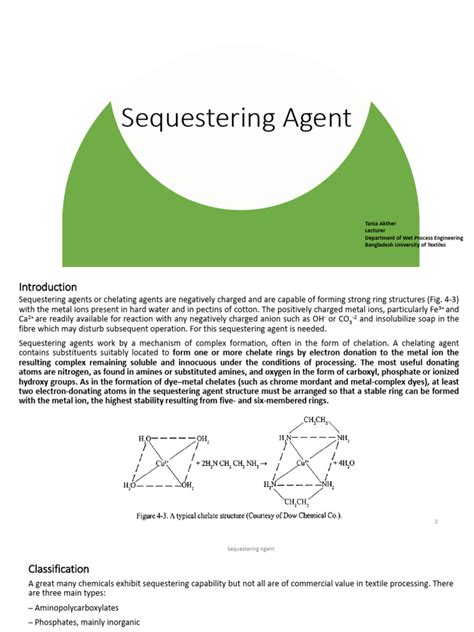 Sequestering Agent Pdf Coordination Complex Chelation