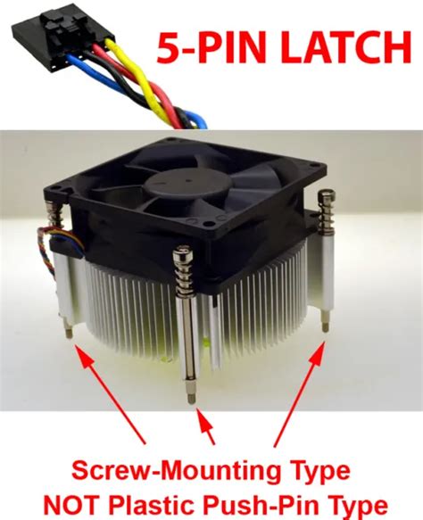 GENUINE DELL OPTIPLEX 980 MT CPU Heatsink Fan W Shroud N385R 0N385R