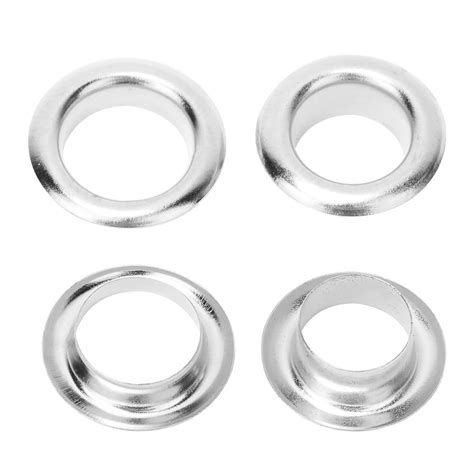 Metal Eyelets 100 Sets 8mm Grommet Kit Metal Eyelets Rivets Brass Eyelet Shoes Bag Clothes