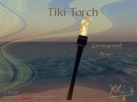 Second Life Marketplace Torch Tiki By Wild Motley