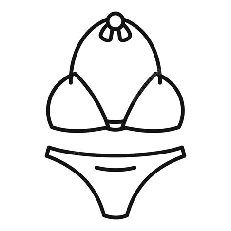 여자 수영복 아이콘 개요 벡터 지금 아이템 상 Png 일러스트 및 벡터 에 대한 무료 다운로드 Pngtree