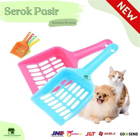 Jual GPB Serokan Serok Sekop Pasir Kucing Anjing Kelinci Scoop Letter