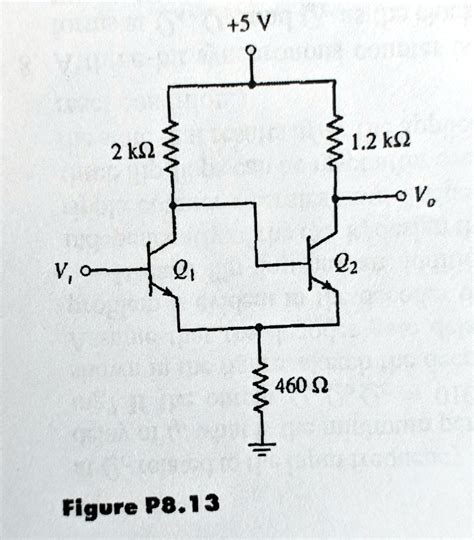 SOLVED Please Find The Threshold Voltages For The BJT Schmitt Trigger