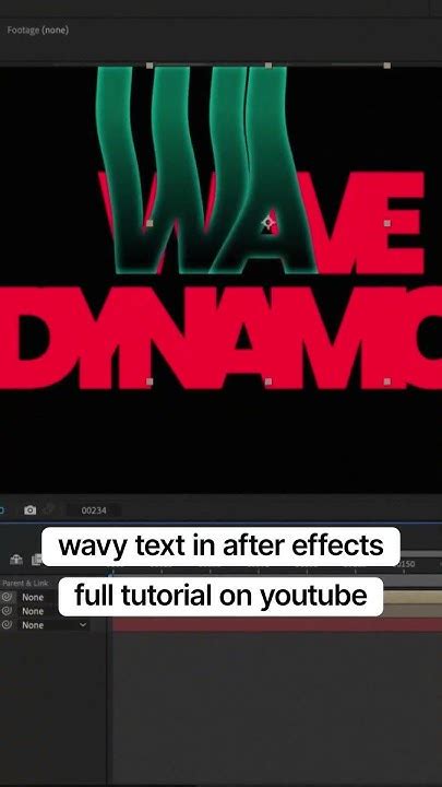 Make This Wavy Text Animation In After Effects Youtube