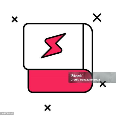 흰색 배경에 격리 된 전기 아이콘에 대한 개요 책 가득 벡터 0명에 대한 스톡 벡터 아트 및 기타 이미지 0명 가격 가득 찬 Istock