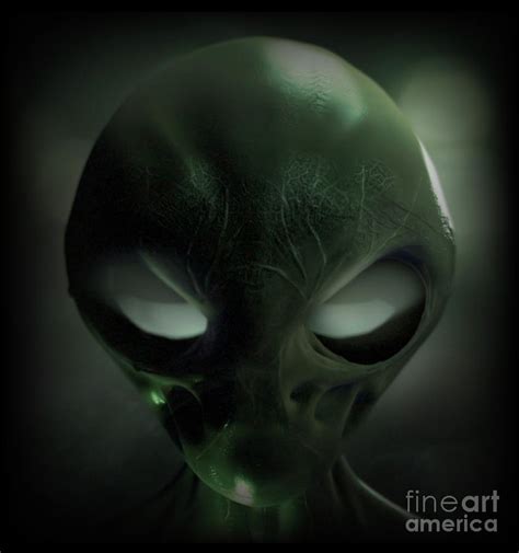 Dark Alien Digital Art by Esoterica Art Agency - Fine Art America
