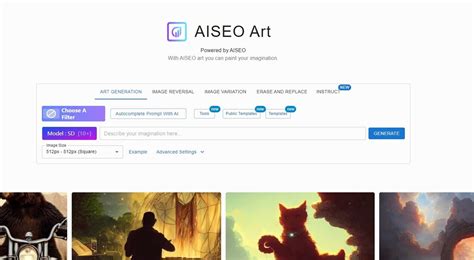 AISEO Art Art Explore 10 000 AI Tools Explore Best Alternatives
