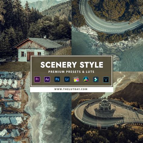 دانلود پریست رنگی فتوشاپ Scenery Style قابل استفاده در لایتروم و پریمیر