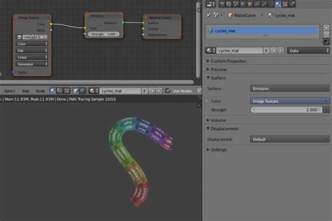Texturing Adding A Texture Map To A Beveled Curve Or Path Blender