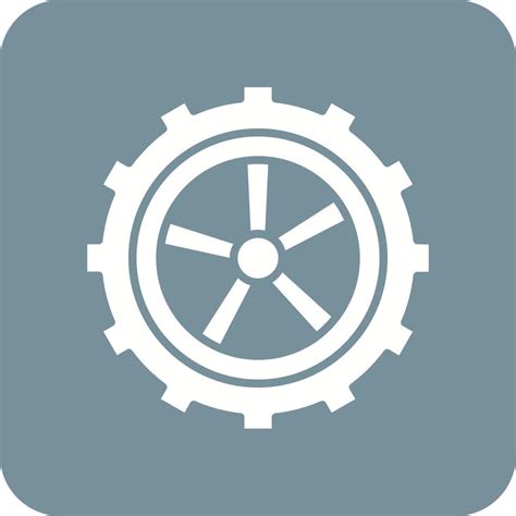 Wheel Glyph Round Corner Background Icon 16008607 Vector Art At Vecteezy