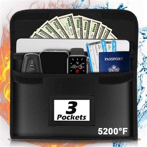 Amazon Com Fireproof Document Bag 5200 Fireproof Bags Document Pouches Extra Large 3