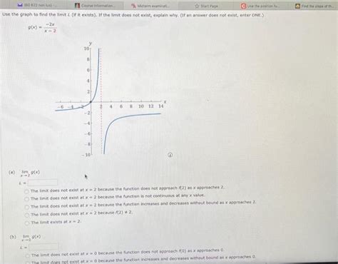 solved jse the graph to find the limit l if it exists if