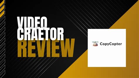CopyCopter AI Step By Step Guide YouTube