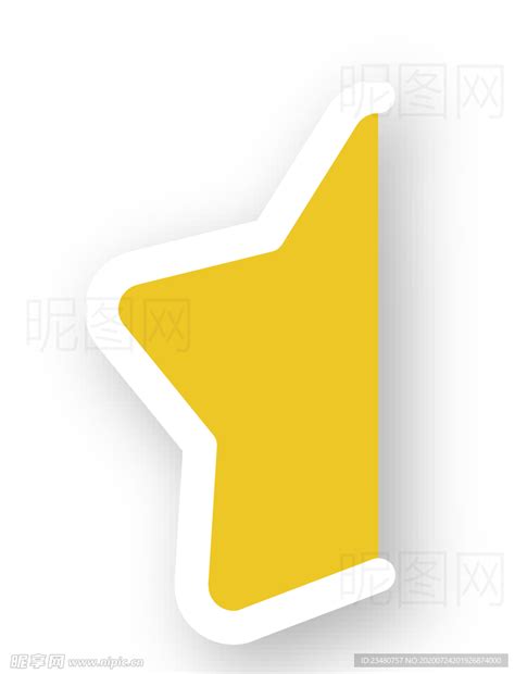 半颗星设计图网页小图标标志图标设计图库昵图网