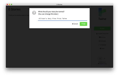 A Quick Twine 22 Tutorial