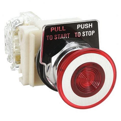 Schneider Electric Illuminated Push Button Red Illuminated Push
