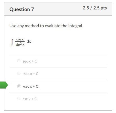 Solved Use Any Method To Evaluate The Integral Sin Xcosxdx Chegg