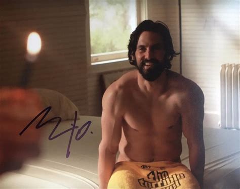 This Is Us Milo Ventimiglia Shirtless Signed 8x10 1901842174