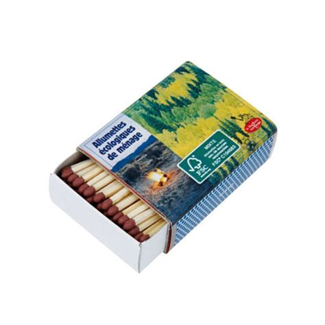 Allumettes de ménage FSC 4x boîtes de 100 pces La Droguerie écologique