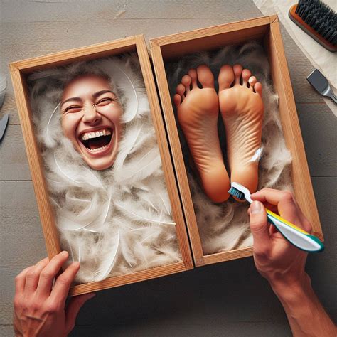 Feet Brushing Tickling By Ftkfan On Deviantart