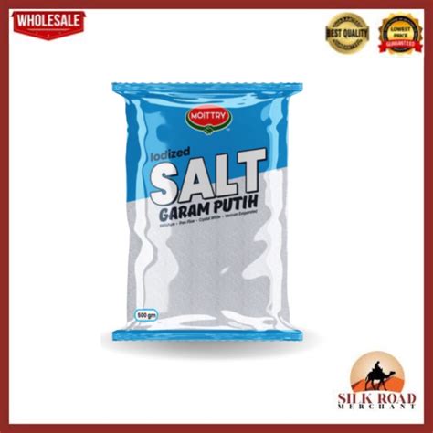 Moittry Iodized Salt Garam Putih 500 Gm Shopee Malaysia