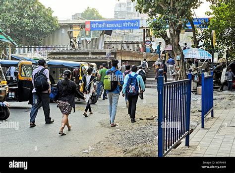 Borivali Railway Station Mumbai Maharashtra India Asia Stock Photo Alamy