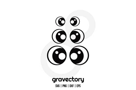 Amigurumi Felt Eye SVG Free Gravectory