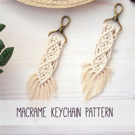 Macrame Keychain Pattern Key Chain Pattern Macrame Pdf Inspire Uplift