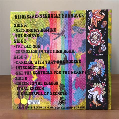 Pink Floyd Several Species Of Small Furry Songs Marbled Vinyl