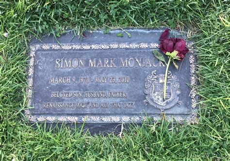 Simon Mark Monjack 1970 2010 Find A Grave Memorial