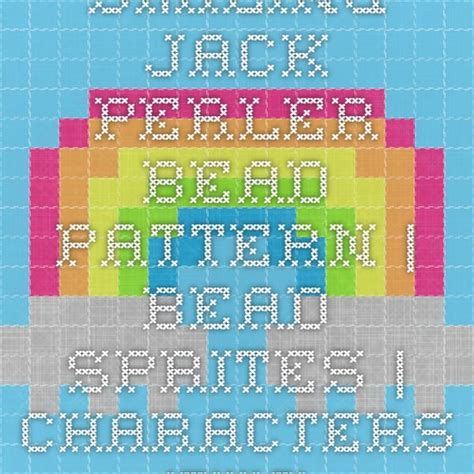 Smiling Jack Perler Bead Pattern Bead Sprites Characters Fuse Bead Patterns Kandi Patterns
