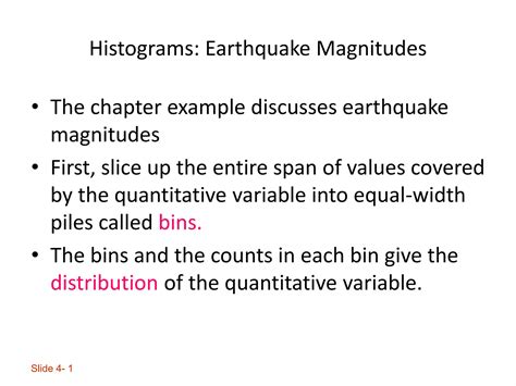 Histograms And Stem Plots Pptx Geology Science Histograms And Stem Plots Pptx Geology Science