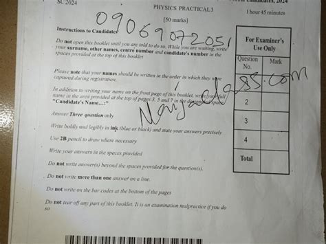 Waec 2024 Physics Practical Archives