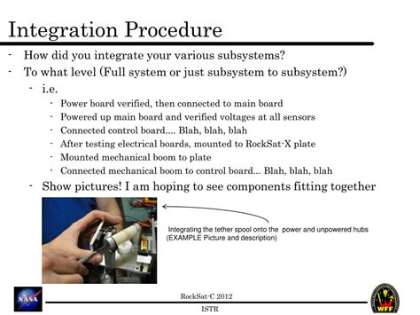 Ppt Payload Subsystem Integration And Testing Report Powerpoint