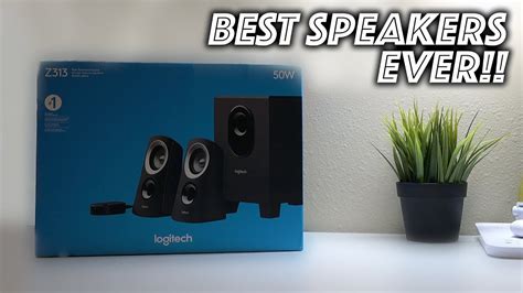 Logitech Z313 Speaker System Unboxing And Setup Youtube