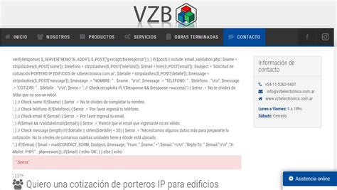 Error Repentino En Todos Los Formularios PHP Del Sitio WNPower Help