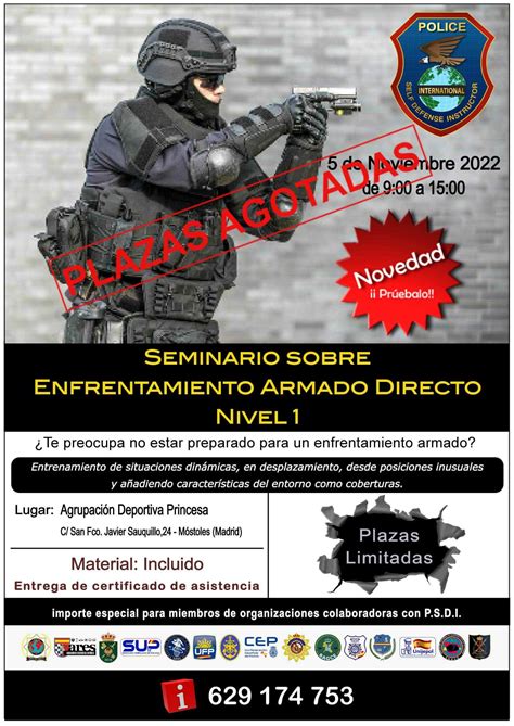 Seminario Enfrentamiento Armado Nivel 1 Formación Sup
