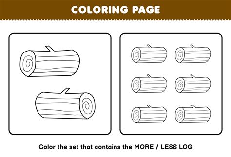 Printable Log Coloring Pages