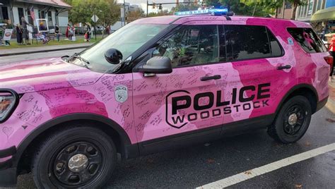 Woodstock Police Car Goes Pink For Breast Cancer Awareness Month Fox