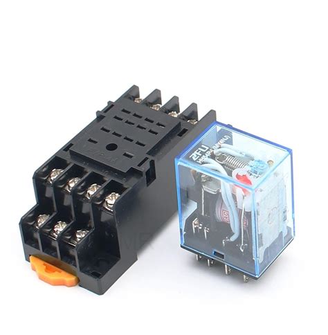 Amazon co jp リレー 5PCS タイムリレー MY4 12V 24V 110V 220V コイル 5A 4NO 4NC 緑色