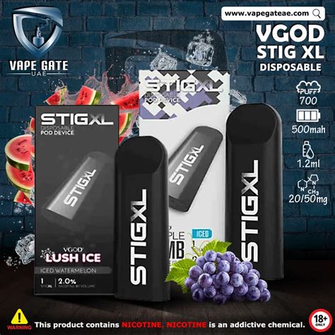 Vgod Stig Xl Disposable Vape 700 Puffs