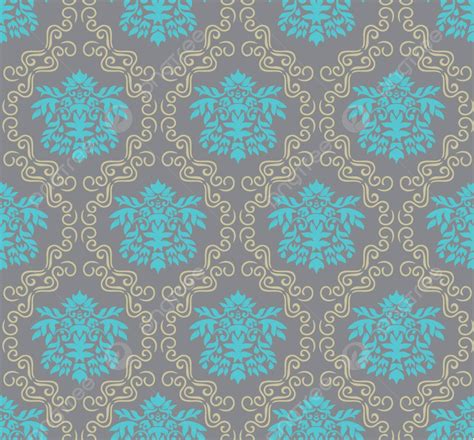 Seamless Damask Wallpaper Retro Illustration Textile Vector Retro Illustration Textile Png