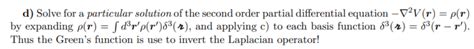 Solved 2 Scalar Laplacian And Inverse Greens Functiond