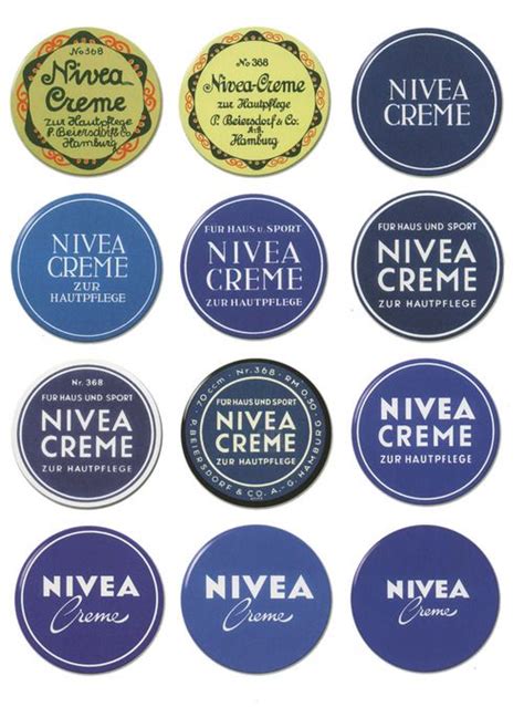 Evolution Of Nivea Creme Design Packaging Vintage Packaging Packaging